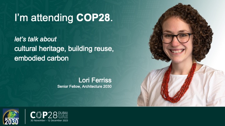 Architecture 2030 COP28 Delegation – Architecture 2030